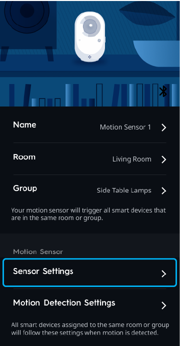 Using Motion to Control Cync Smart Devices